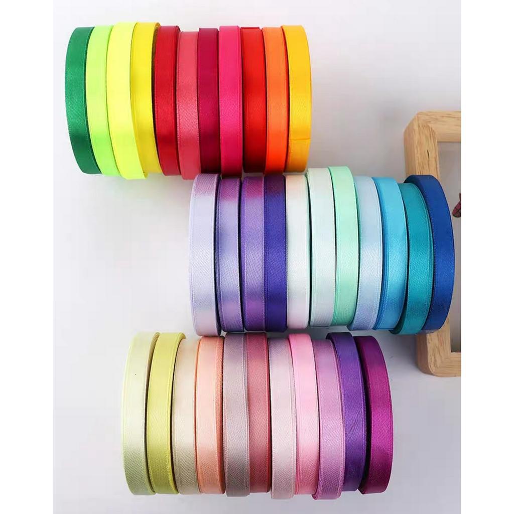 1cm ribbon roll satin bow ribbons for gift box | Shopee Singapore