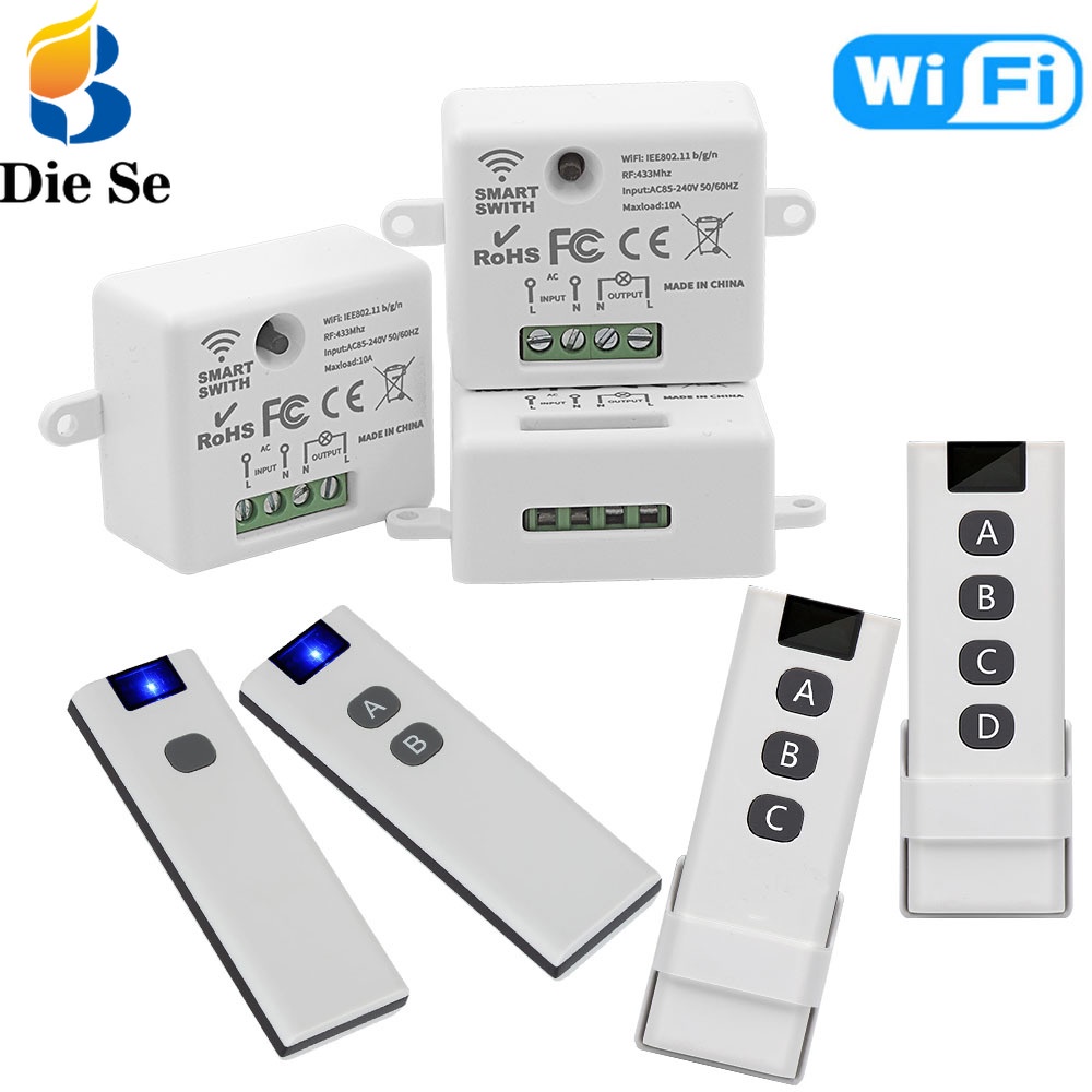 Smart Mini Wifi Rf Swtich Timer Switch 220V Tuya Smart Life Interruptor ...