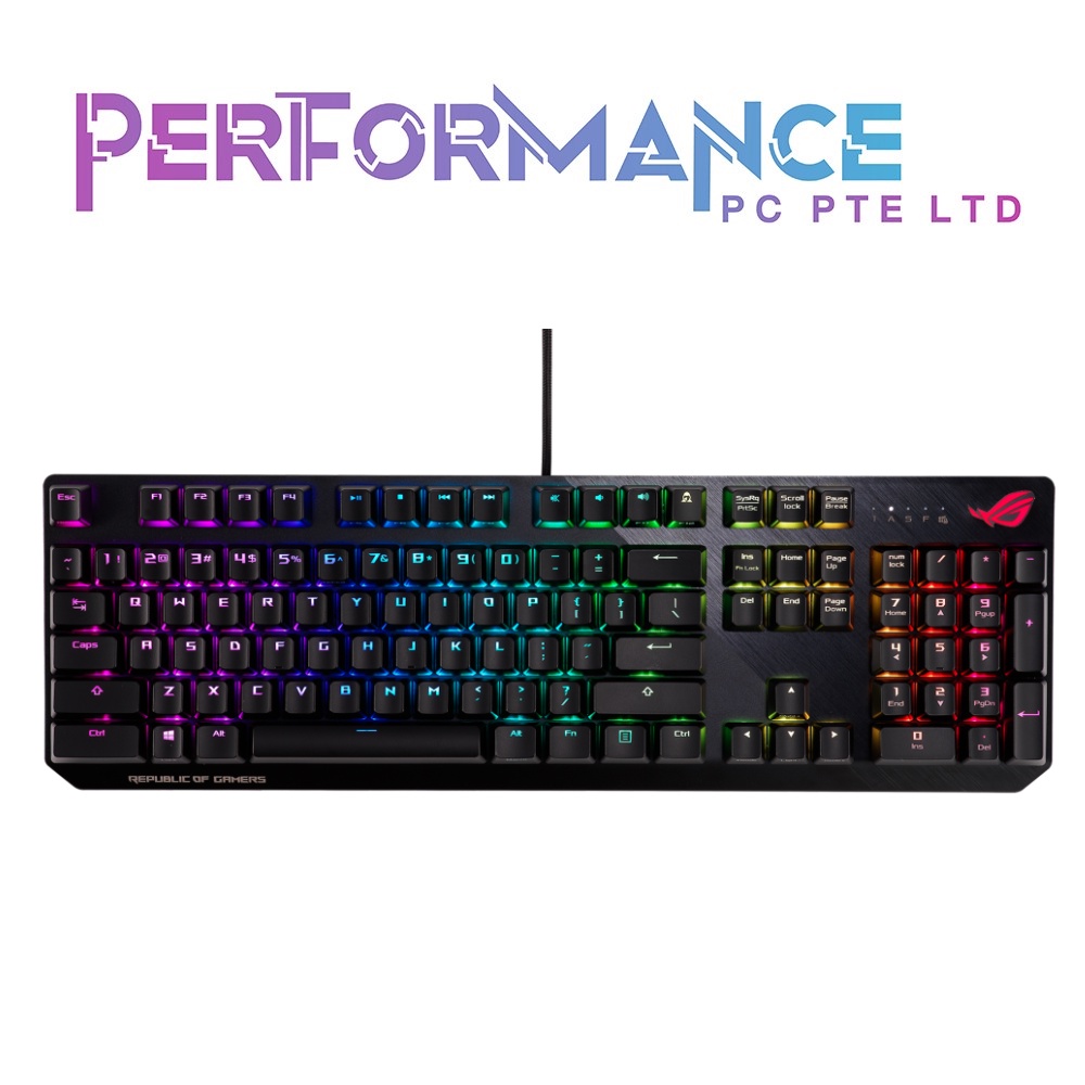 ASUS ROG Strix Scope RGB wired mechanical gaming keyboard with Cherry ...