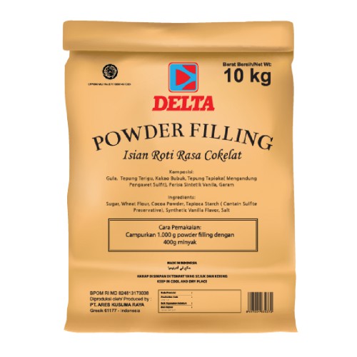 Delta Filling Powder 10 Kg (chocolate Bread Flavor) | Delta Filling ...