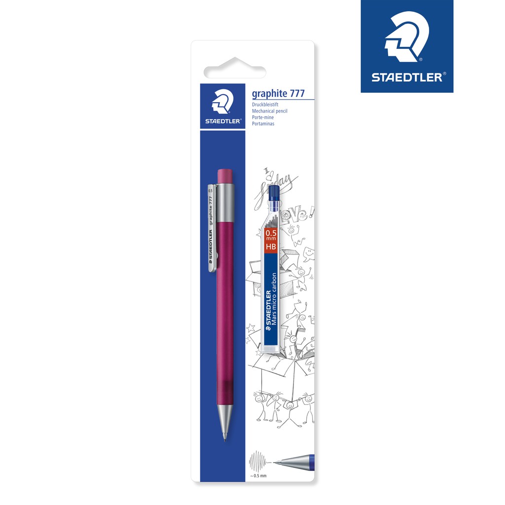 Staedtler Graphite Mechanical Pencil 0.5mm with HB Lead Blister Pack ...