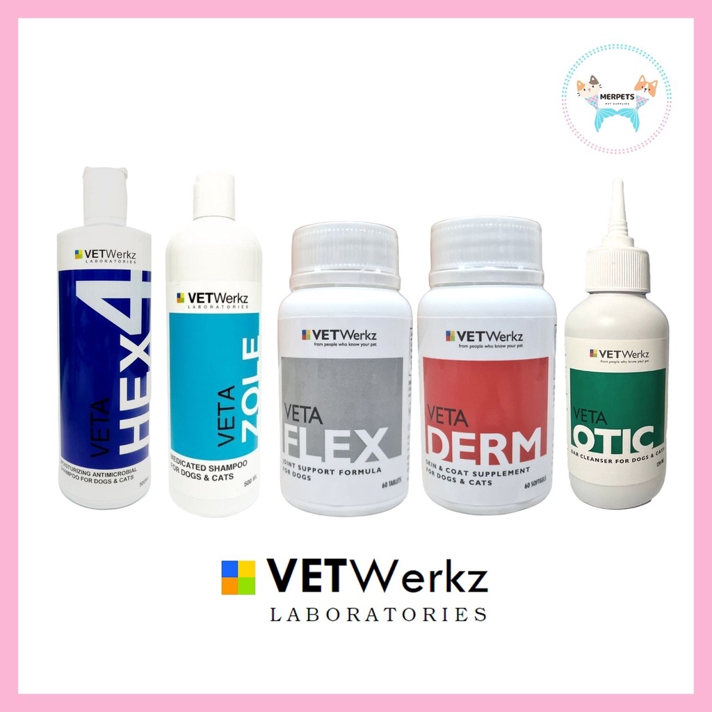 [GREAT DEALS] Vetwerkz VetaZole Vetahex Vetaflex VetaDerm for Dogs and ...