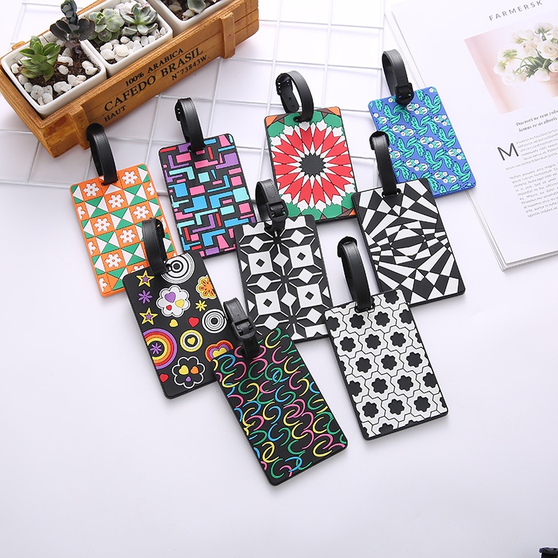 9 Designs Boarding Pass Suitcase Luggage Tag Design ID Identifier Label ...