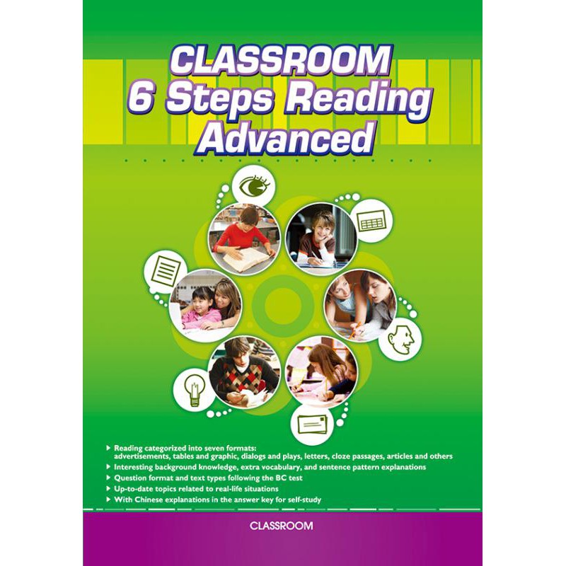 CLASSROOM 6 Steps Reading Advanced-Student's Book | Shopee Singapore