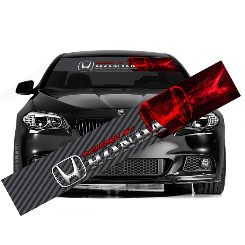 130*21cm Carbon Fiber Car Front Windshield Sticker Auto Rear Window ...