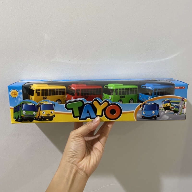 Children's Toy TAYO CAR CONTAINS 4PCS PULL BACK - LITTLE BUS TAYO CAR ...