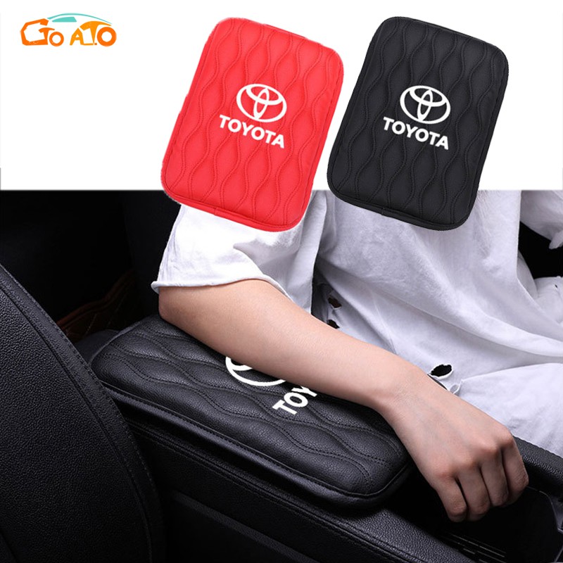 GTIOATO Car Armrest Pad Universal Leather Auto Center Console Storage ...