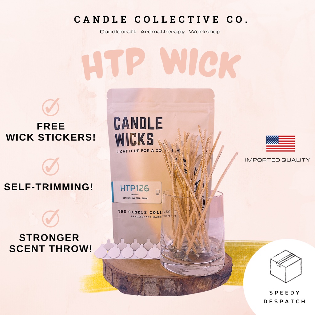 [SG SELLER🇸🇬] Candle Wicks - HTP Wicks 1PCS I DIY Candle Making ...