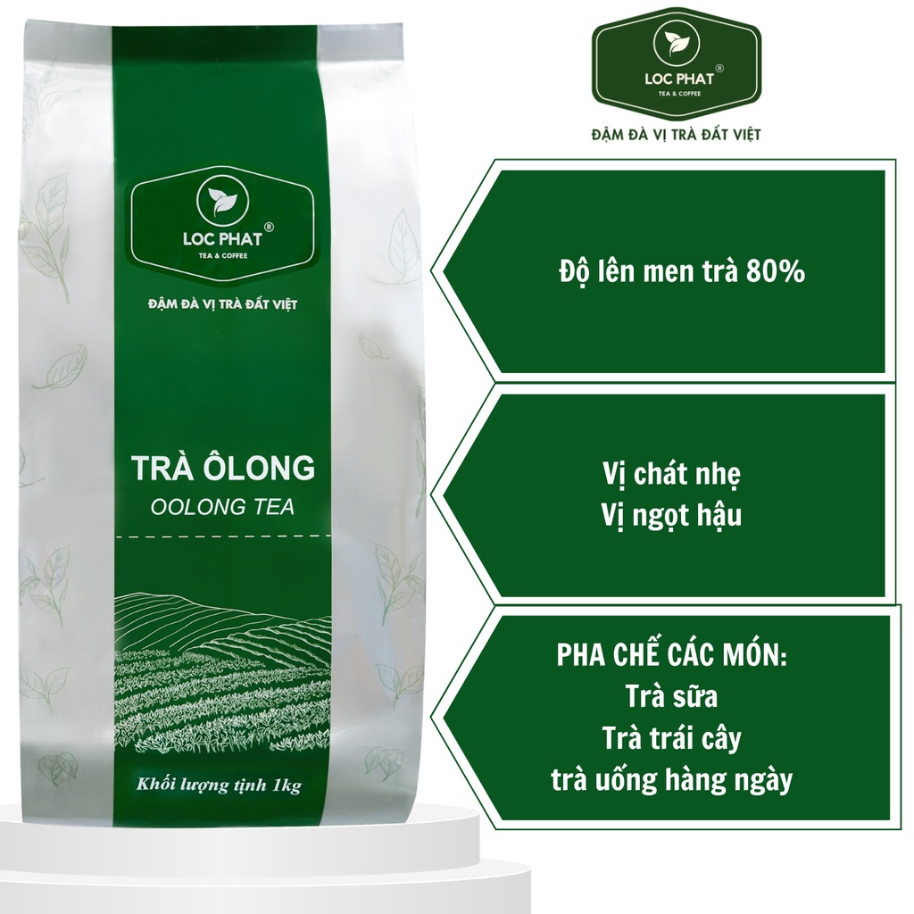 Loc Phat Oolong Tea - 1KG - Ingredients To Make Milk Tea (Beverages ...