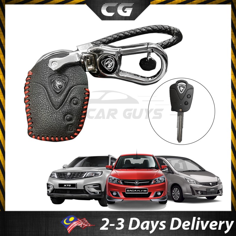 CarGuys Proton Saga BLM FLX Straight Key Leather Key Cover | Shopee ...
