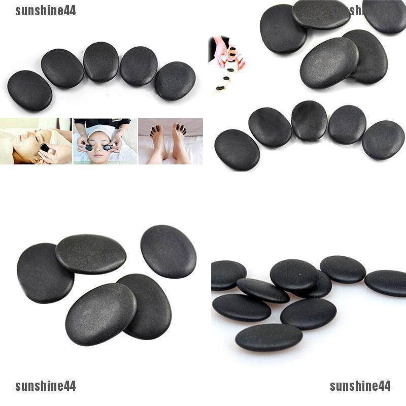 7pcs/set Hot Stone Massage Useful Basalt Rocks 3*4cm Size Black New ...