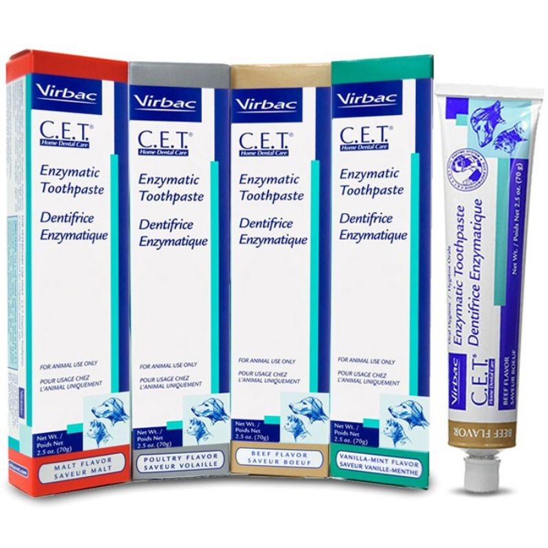 Virbac C.E.T Enzymatic Toothpaste/Toothbrush | Shopee Singapore