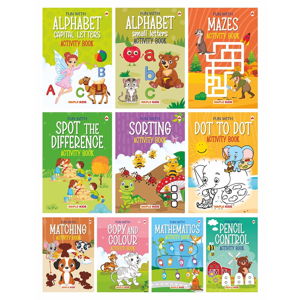 Activity Book/Mini Activity Book for Age 3 to 4 Years/Demy Size/ for ...