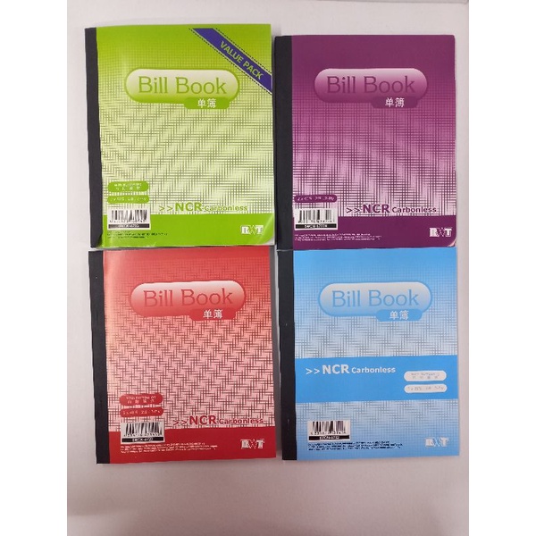 RWT Bill Book/ NCR carbonless With Numbering Bill/ Tunai Bersama Nombor ...