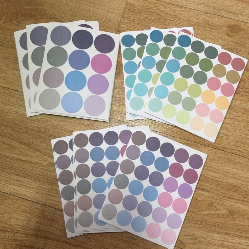 Set DOT STICKERS DAISO Korean Daisy Pattern (MIX Color) | Shopee Singapore
