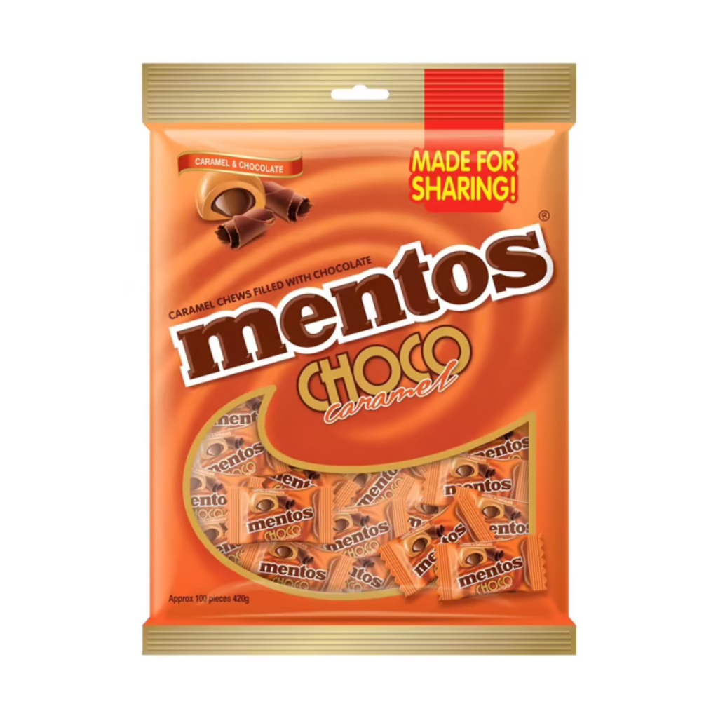 Mentos Choco Caramel Bag, 100 Count (Halal) | Shopee Singapore
