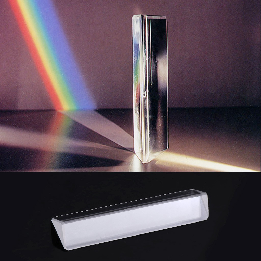 K9 Optical Glass Triangular Prism For Teaching Light Spectrum | Shopee ...