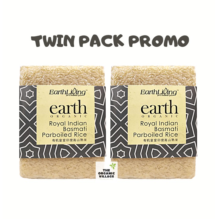 Earth Living Organic Royal Indian Basmati Parboiled Rice 900g ...