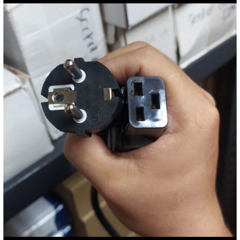 POWER CORD C19 TO POWER/GERMANY MALE 2 METER 2MM | Shopee Singapore