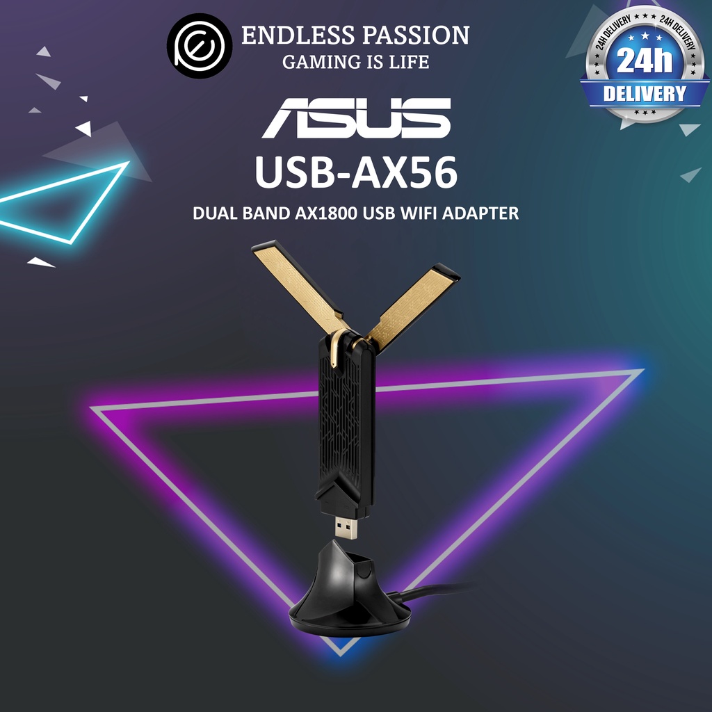 ASUS USB-AX56 Dual Band AX1800 USB WiFi Adapter | Shopee Singapore