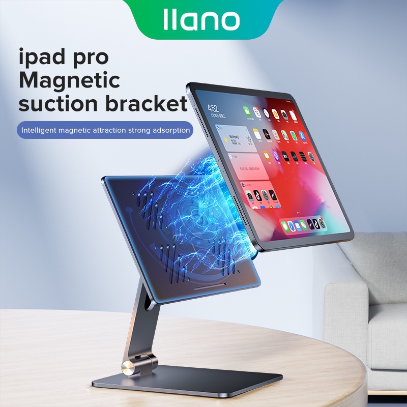 llano iPad Tablets Magnetic Aluminium Stand Desktop Stand 360 Degrees ...