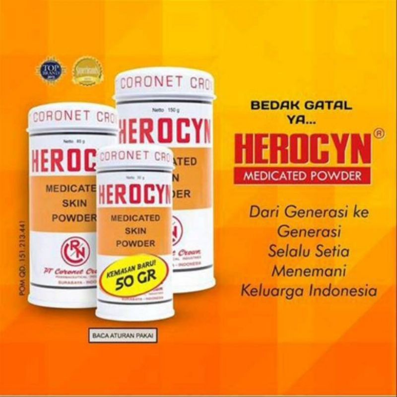 HEROCYN MEDICATED SKIN POWDER series | Shopee Singapore