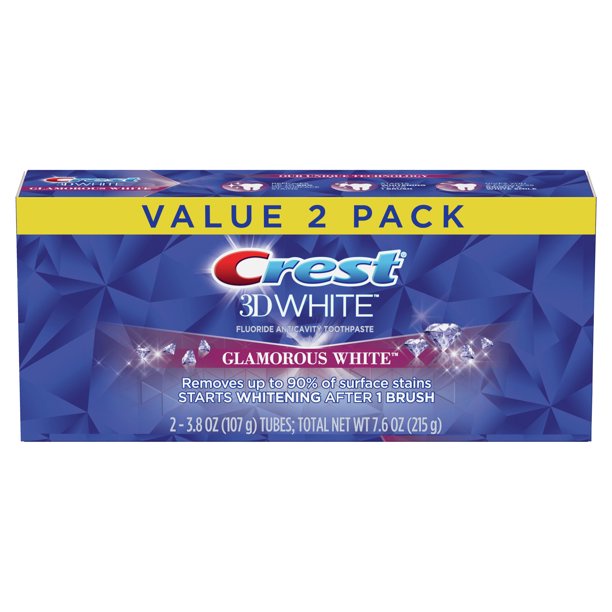 Crest 3D White Glamorous Toothpaste American Products | Shopee Singapore