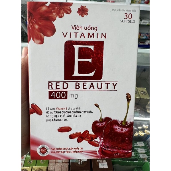 OXY Vitamin E Red Beauty 400mg - Beautifies skin, enhances antioxidants ...