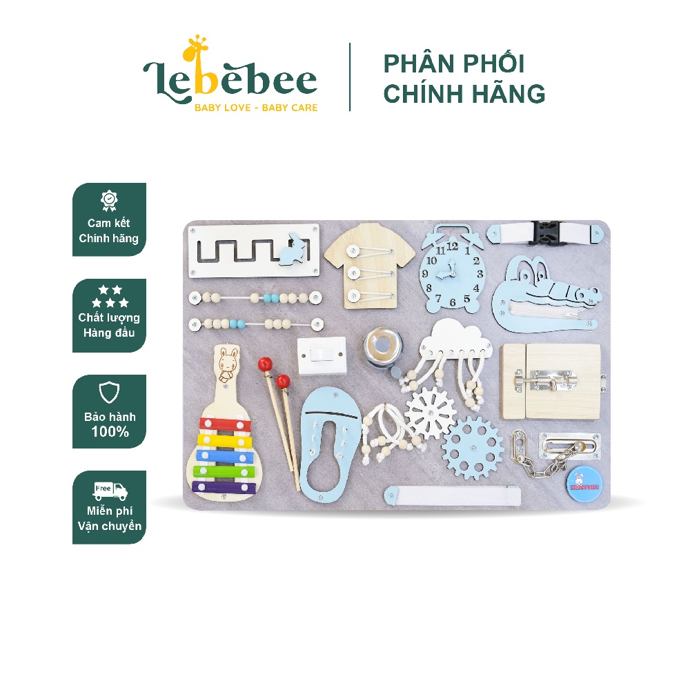 Busy rectangular board skill development stimulating toy, large round ...