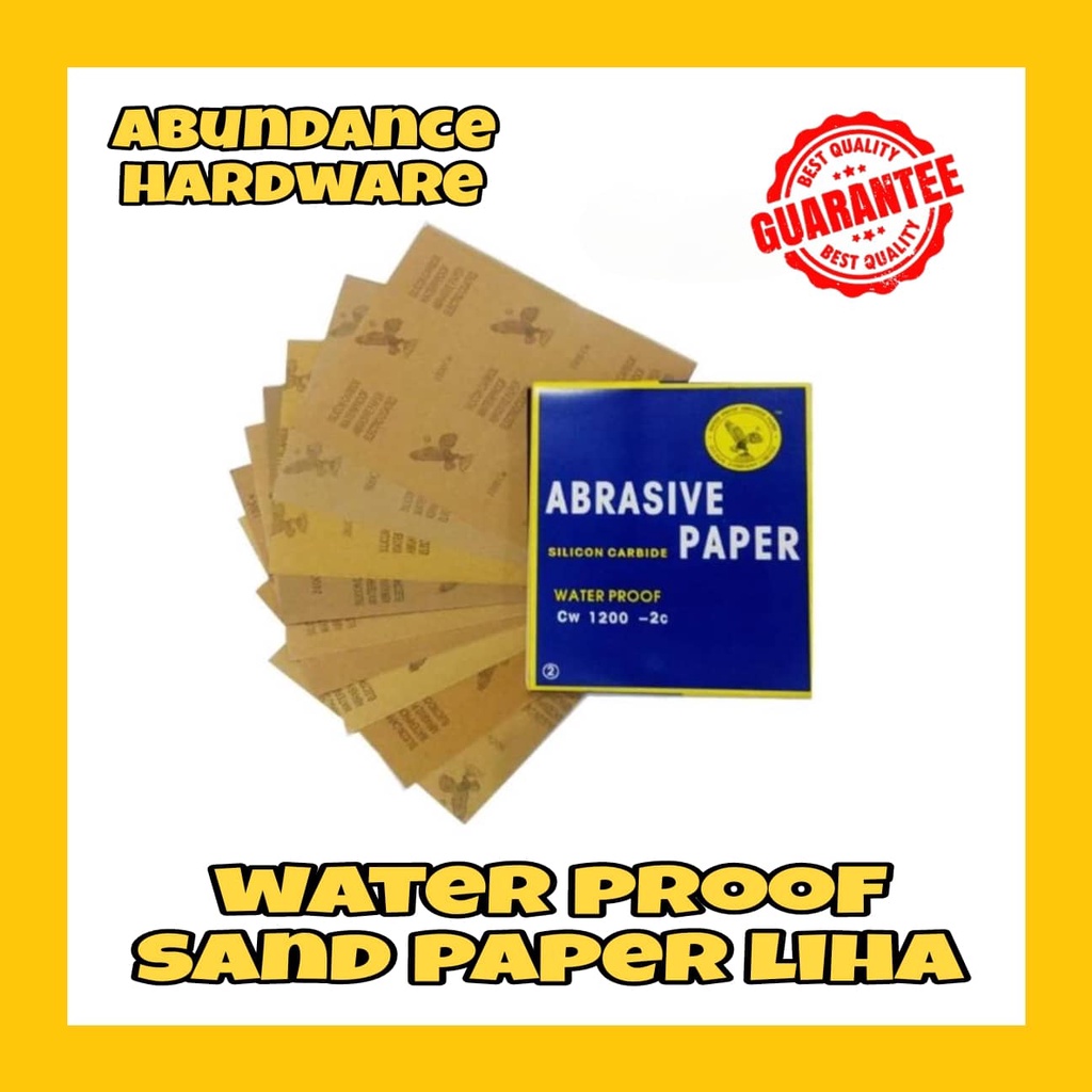 3M SAND PAPER LIHA 80 120 240 320 1000 | Shopee Singapore