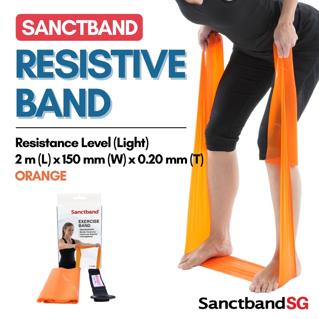 Sanctband Resistance Band 2m Length Resistive Band Light Resistance ...
