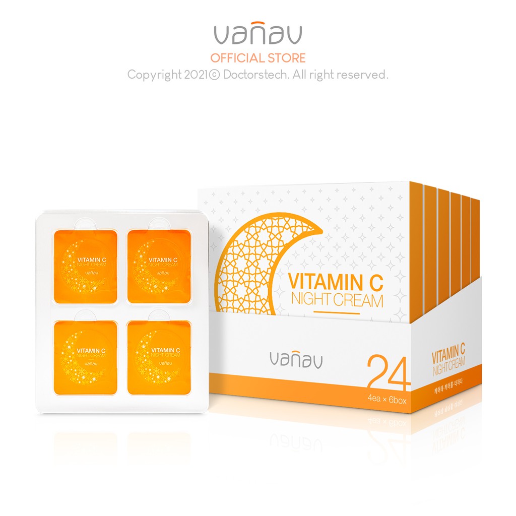 VANAV Vitamin C Night Cream 3ml 24EA/BOX | Shopee Singapore