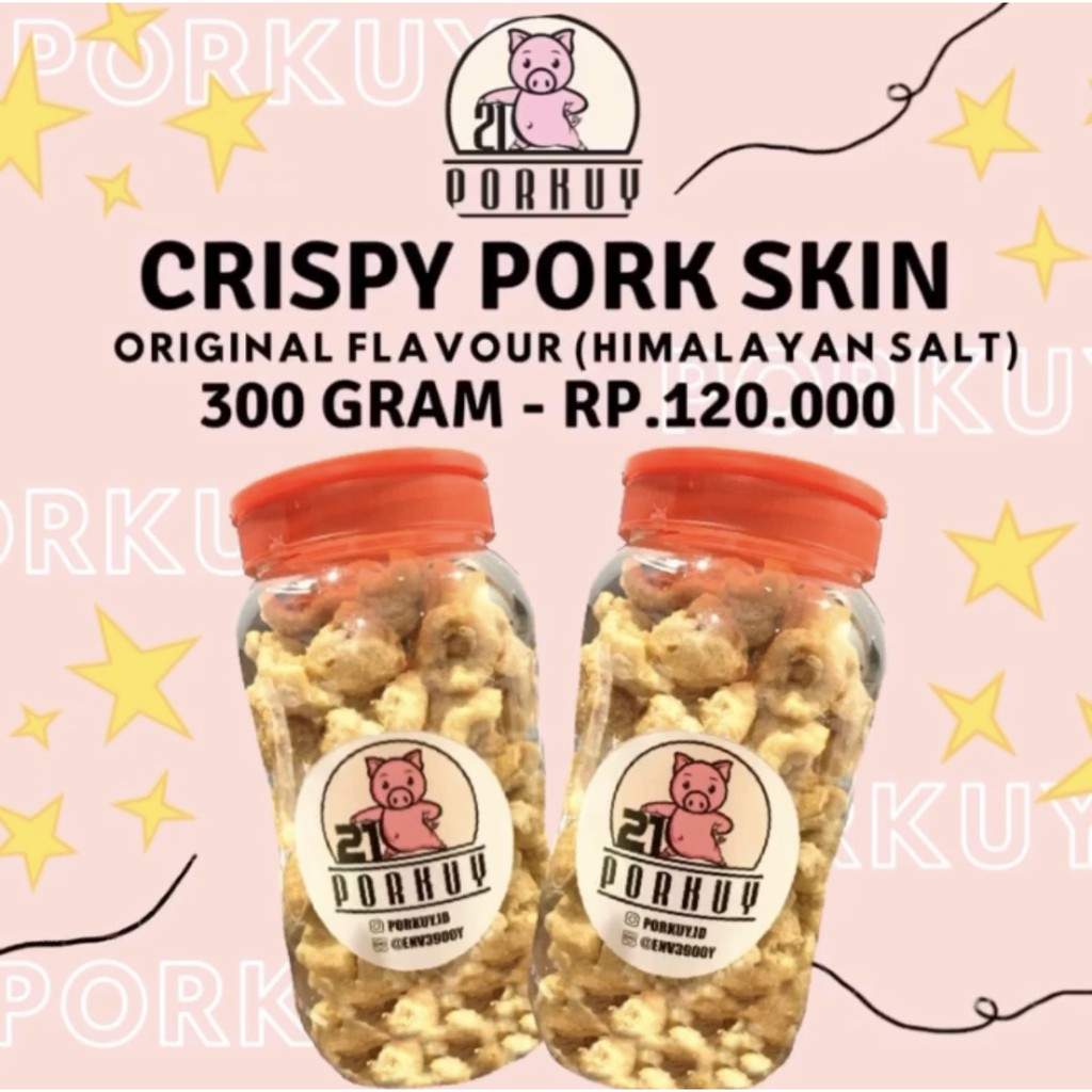 Crispy Pork Skin Cracker Porkuy Samcan ChiChaRon Pork Skin Crackers ...