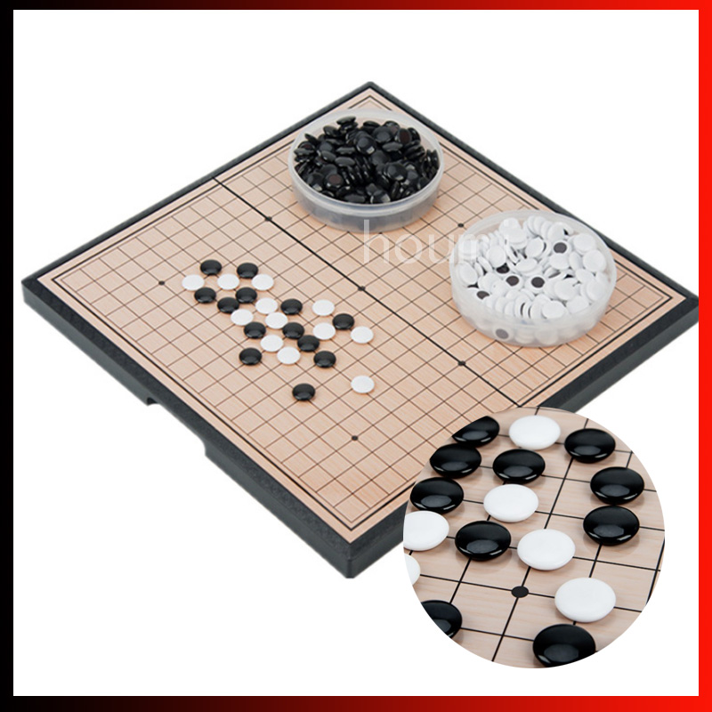 Folding Portable Magnetic Go The Game of Go Puzzle Backgammon Board ...