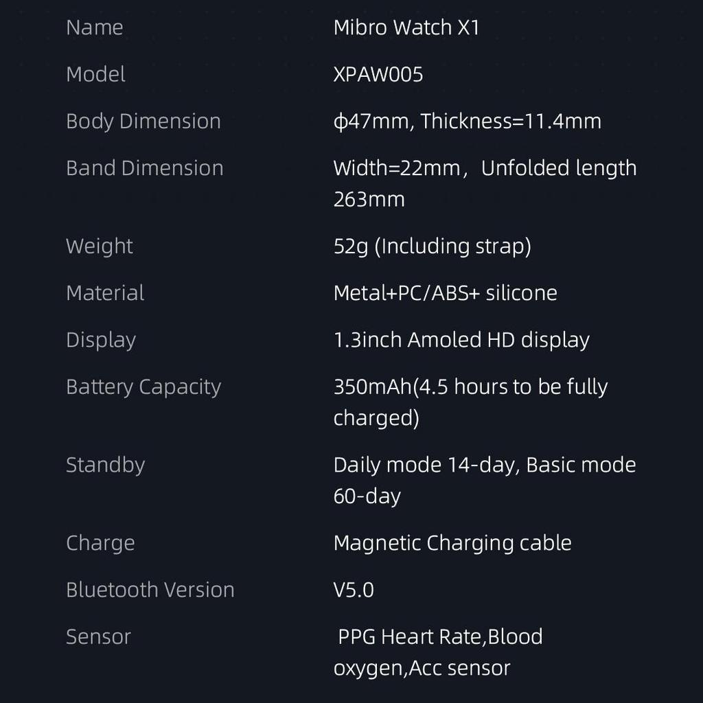 Mibro Watch X1 | Professional Sport Series | Shopee Singapore