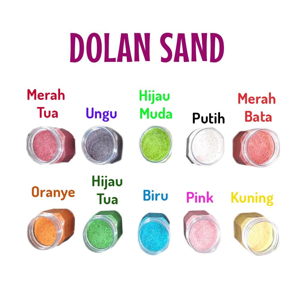 Dried Colored Sand 1 KG Dolan Sand - Painting Sand for Sand Art ...