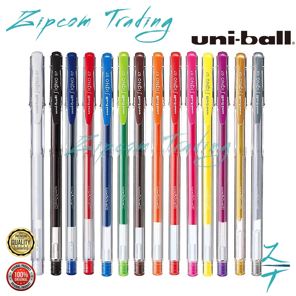 Uniball Signo Gel Pen UM-100(0.7/0.8mm) | Shopee Singapore