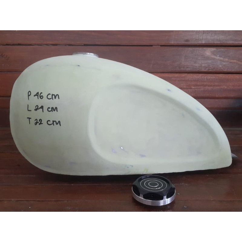 Triumph Tank dekok Full Putty japstyle brastyle scramberl copper bobber ...