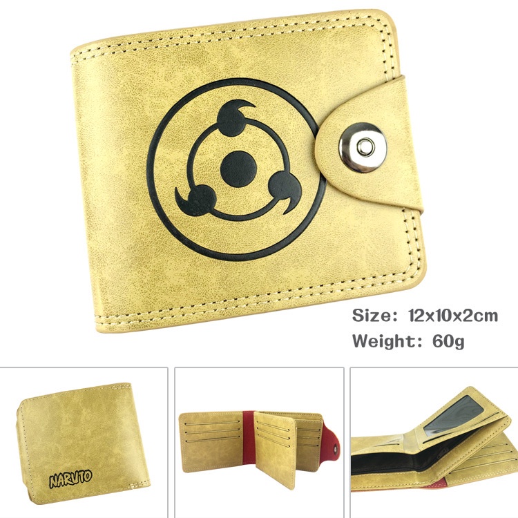 [Ready Stock] Naruto Wallet Write Round Eye Male Female Student ...