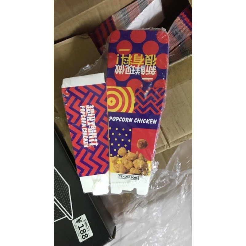 Fried Chicken Box Packaging Box Chicken Popcorn Chicken Nugget Box ...