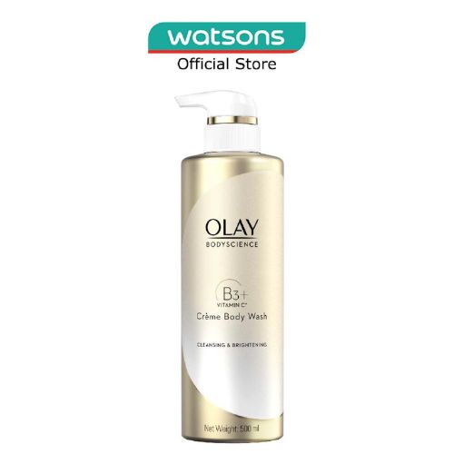 OLAY BODYSCIENCE Cleansing & Brightening Crème Body Wash (with B3 ...