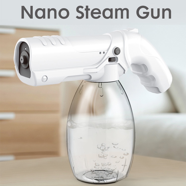 Nano Steam Gun USB rechargeable 800ml capacity Alcohol spray handheld ...