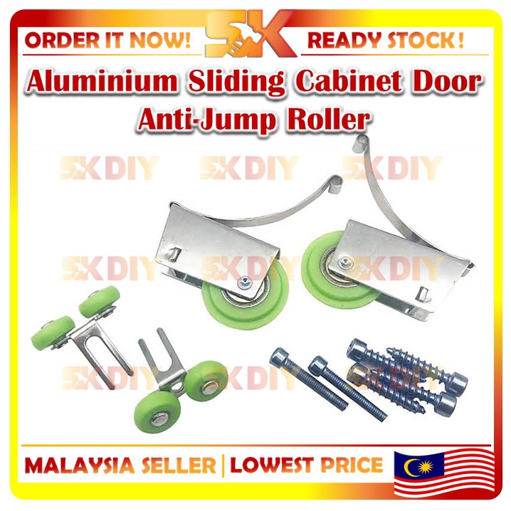 Aluminium Sliding Cabinet Door Anti-Jump Roller Heavy Duty Series (Roda ...