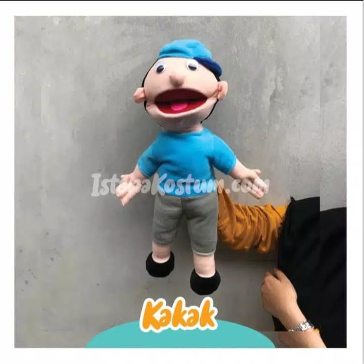 Blue Brother Character Muppet Hand Puppet | Muppet Dolls | Shopee Singapore