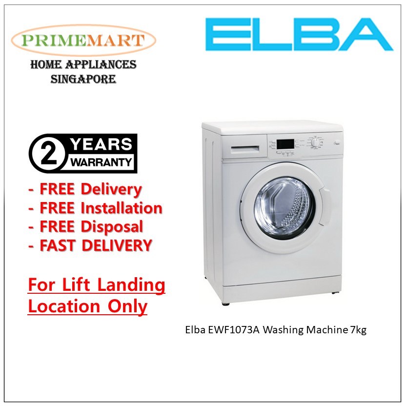Elba EWF1073A Washing Machine 7kg | Shopee Singapore