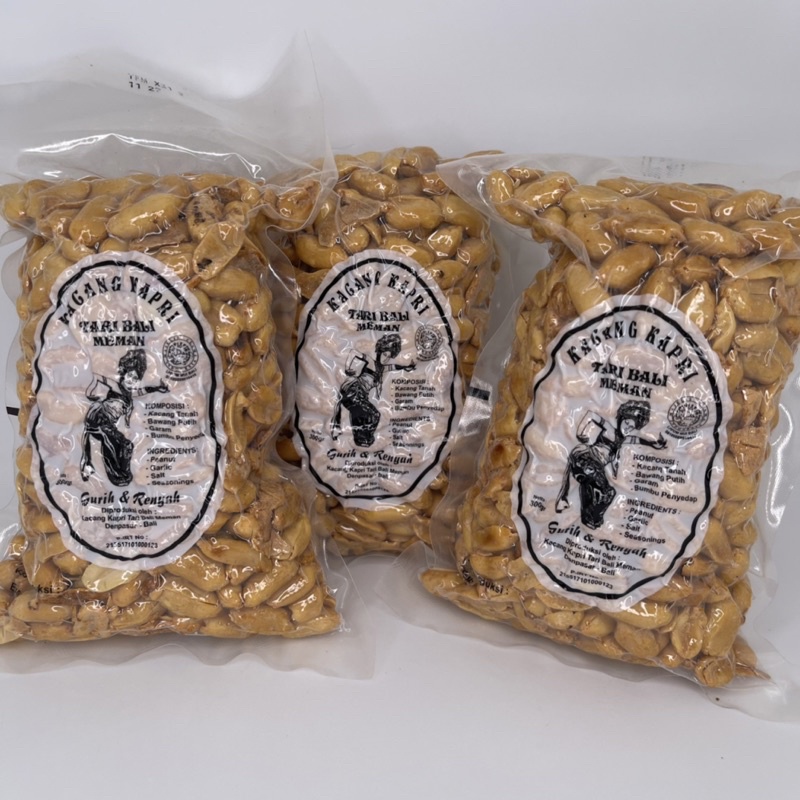 (2/4/8 Pkts) Kacang Kapri Garlic Peanuts (Tari Bali) Vegan Friendly ...