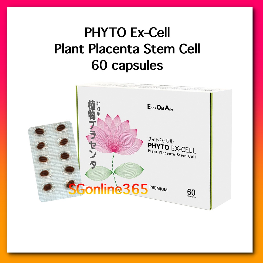 PHYTO Ex-Cell Plant Placenta Stem Cell 60 capsules | Shopee Singapore