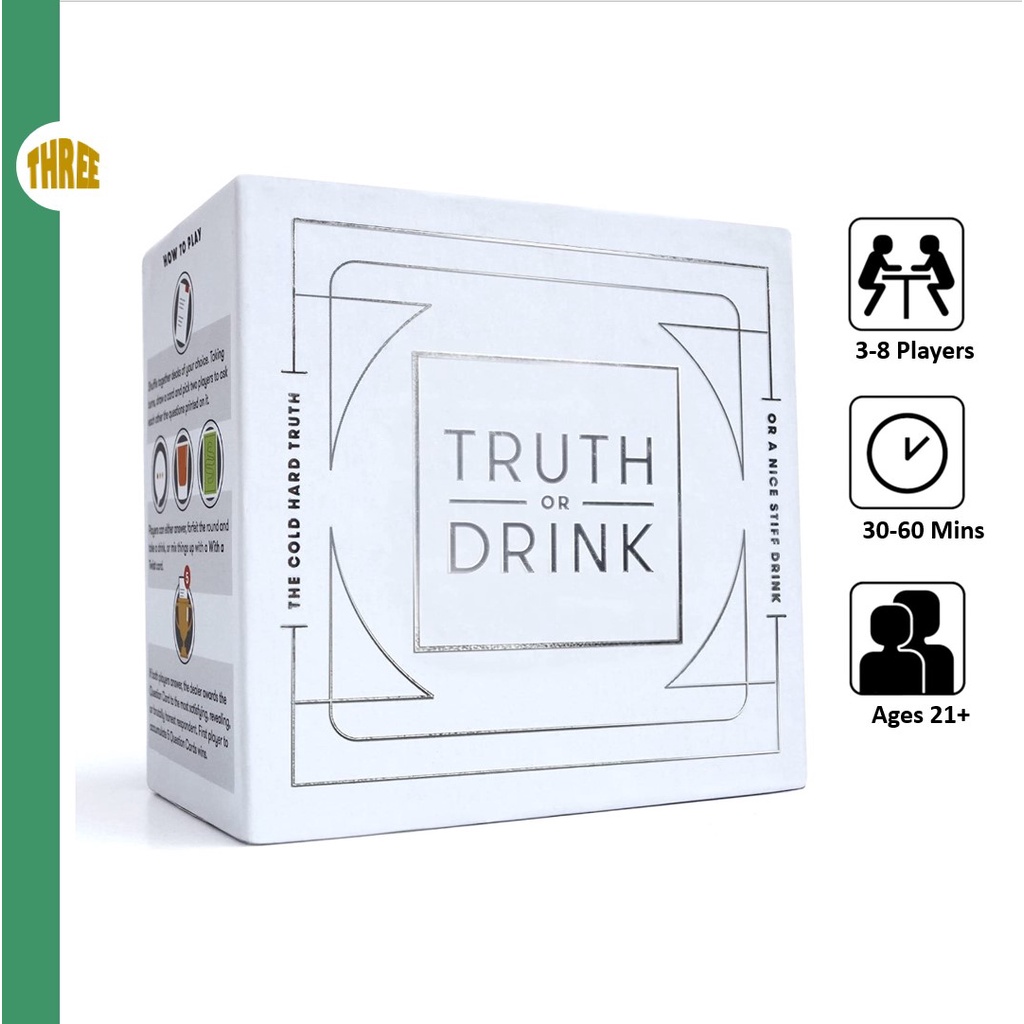 [SG STOCK]Truth or Drink: The Original Game by Cut Games Best Adult ...