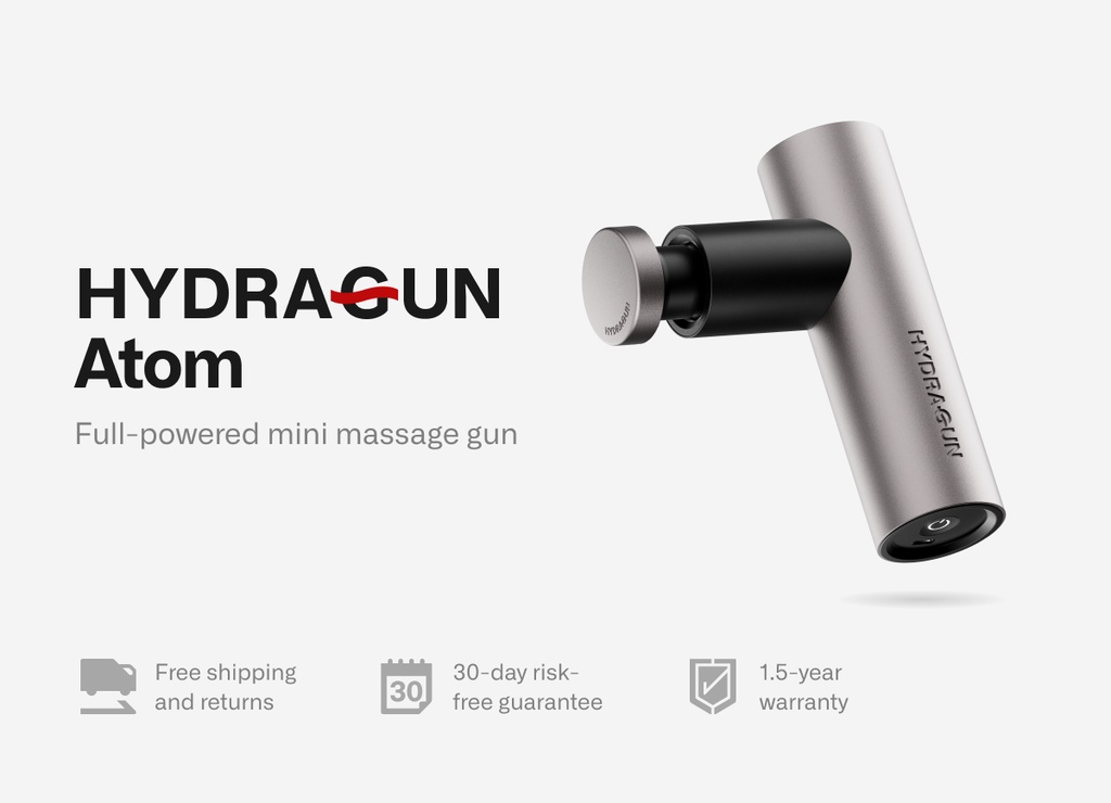 HYDRAGUN Atom Mini Massage Gun Portable Deep Tissue Massage for Muscle ...
