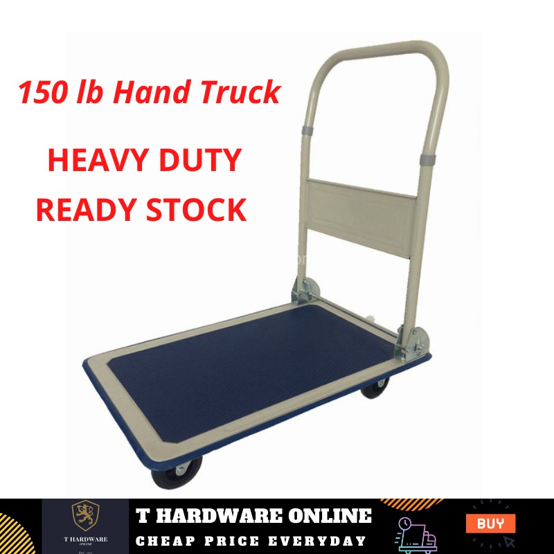 [CORATED] Gajah 150kg Heavy Duty PVC Platform Hand Truck Trolley ...